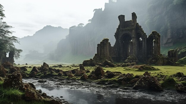 Premium AI Image | Generative AI Forgotten Echoes Premium AI Image | Generative AI Forgotten Echoes