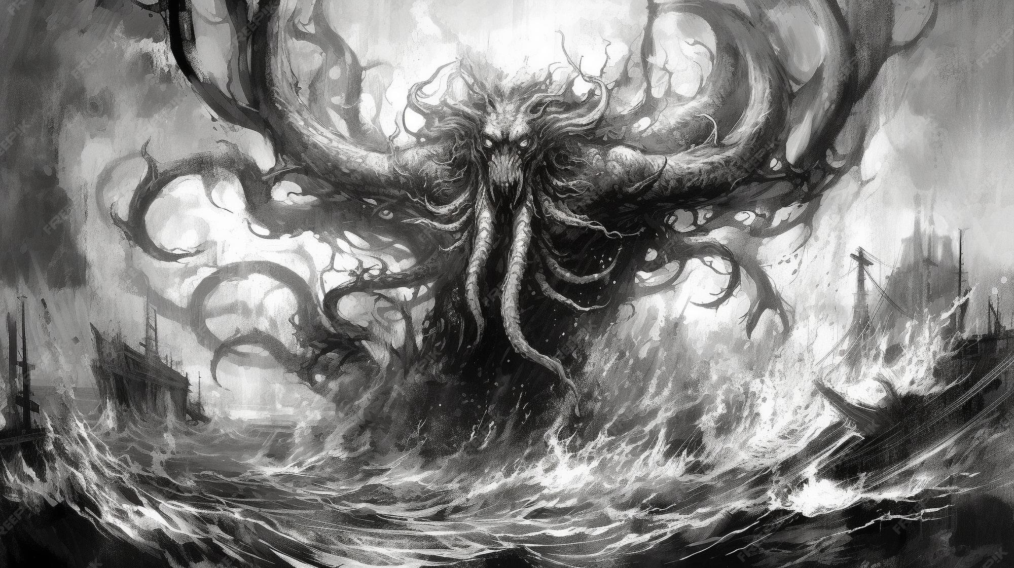 Premium AI Image | Generative AI Guardian of the Abyss Premium AI Image | Generative AI Guardian of the Abyss