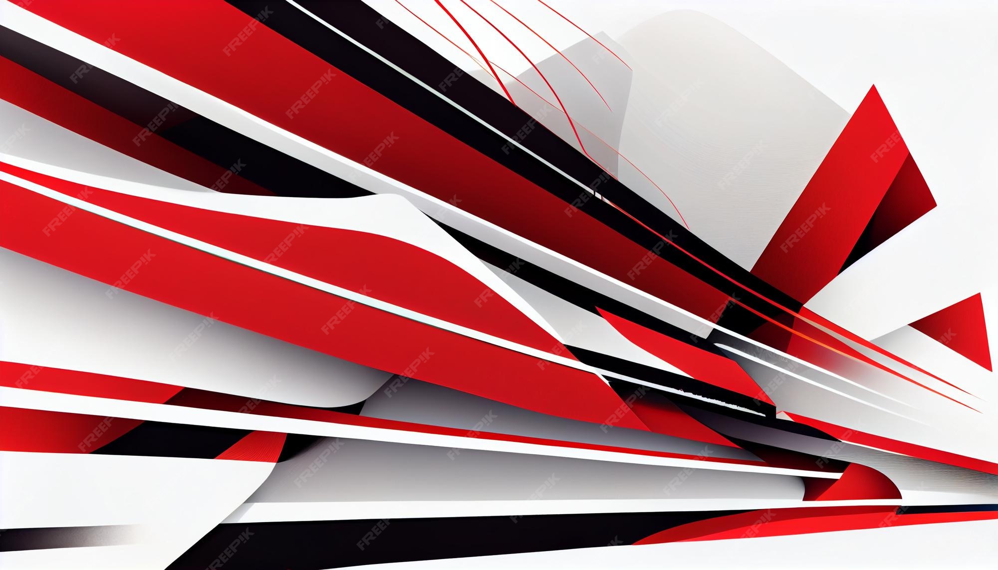 Premium AI Image | Generative AI Minimalist Red and White Abstract Design Premium AI Image | Generative AI Minimalist Red and White Abstract Design