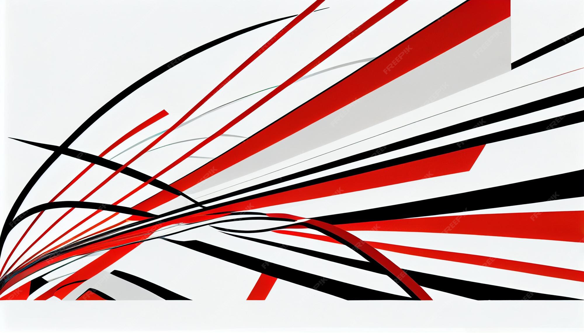 Premium AI Image | Generative AI Minimalist Red and White Abstract Design Premium AI Image | Generative AI Minimalist Red and White Abstract Design