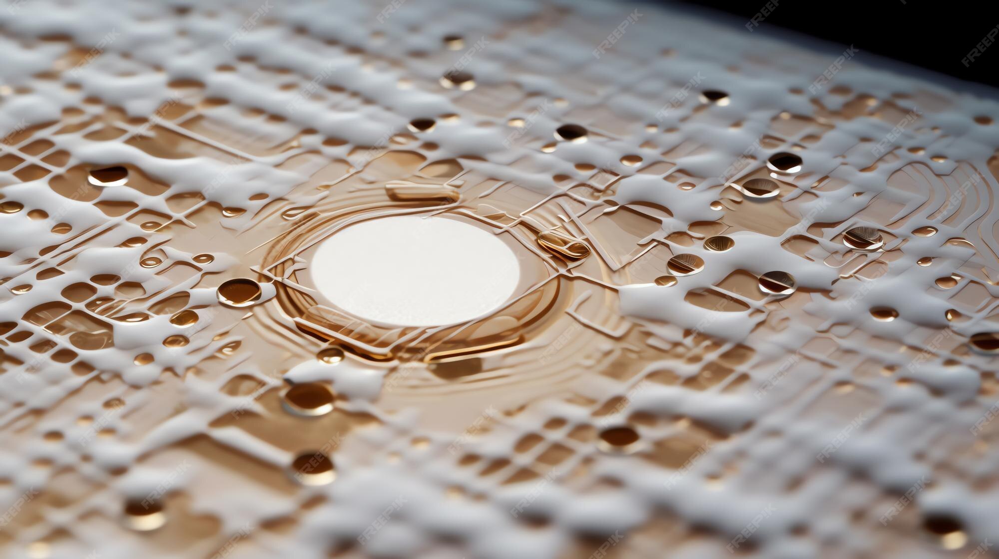 Premium AI Image | Generative AI silicone wafer under the microscope Premium AI Image | Generative AI silicone wafer under the microscope