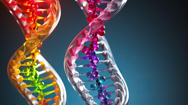 Premium Photo | Genetic engineering breakthroughs solid color background Premium Photo | Genetic engineering breakthroughs solid color background