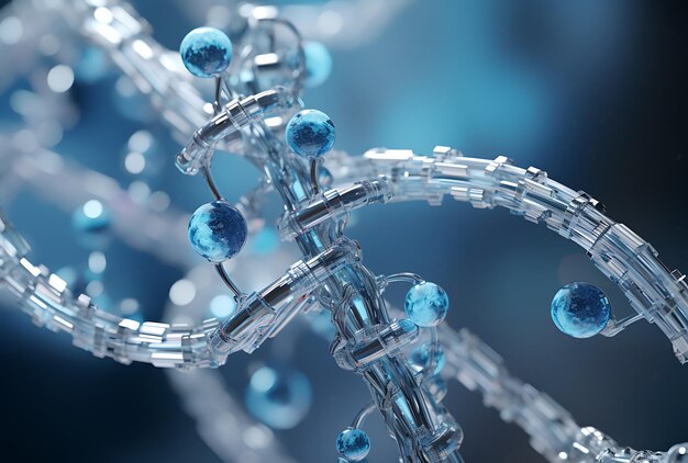 Premium Ai Image The Genetic Tapestry Dna Strands Weaving The Story