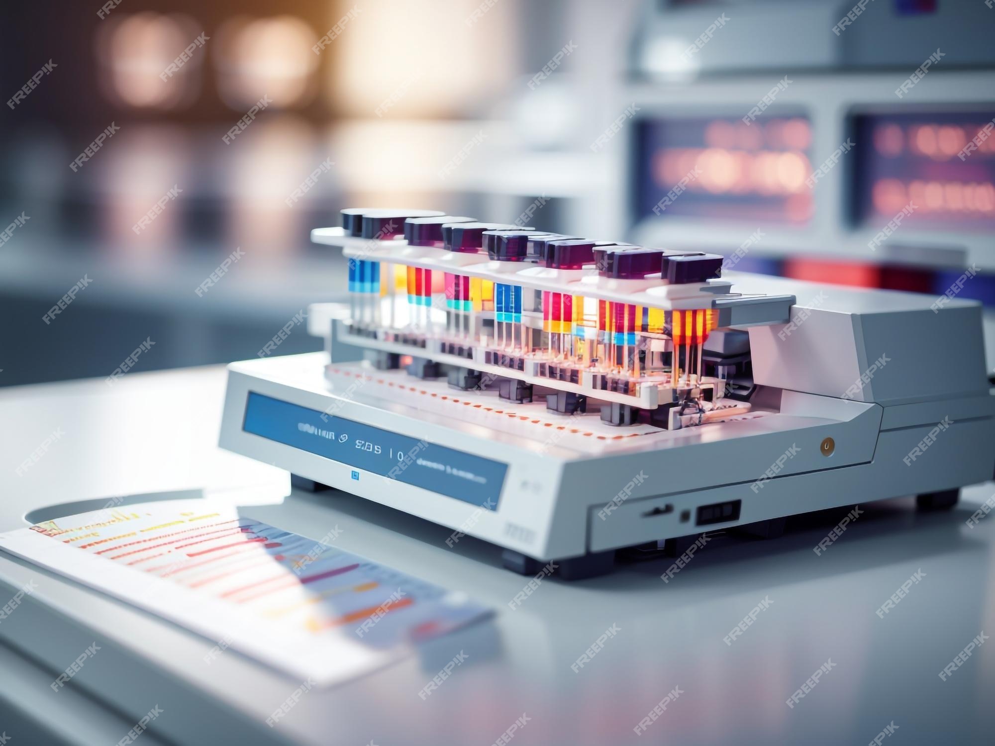 Premium AI Image | Genomic Frontier DNA Sequencing Machine Processing a ... Premium AI Image | Genomic Frontier DNA Sequencing Machine Processing a ...