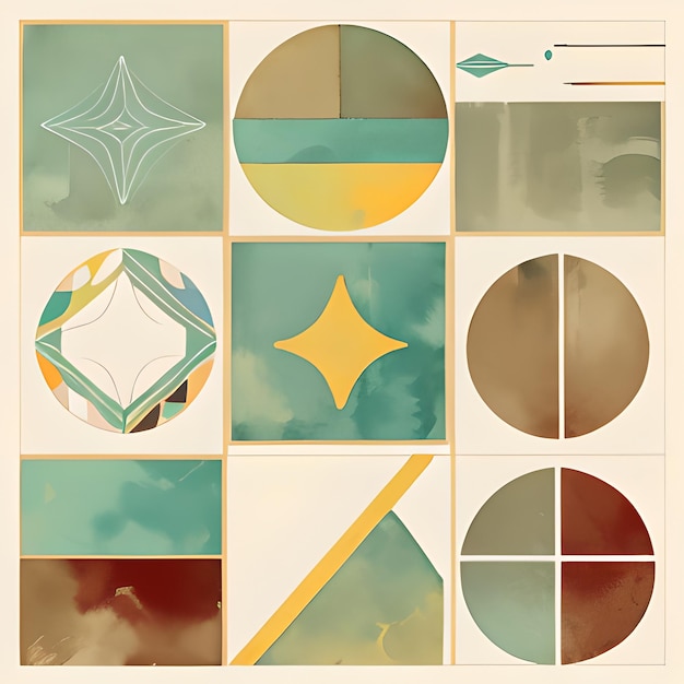 Premium AI Image | Geometric shapes Generative Ai Premium AI Image | Geometric shapes Generative Ai