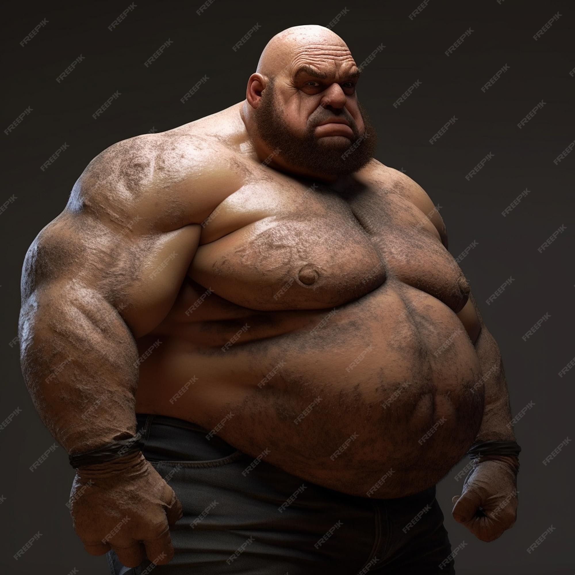 A giant strong man fat and uggly realistic high quality skin | Premium ... A giant strong man fat and uggly realistic high quality skin | Premium ...
