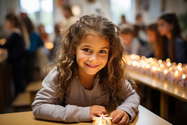 Premium AI Image | Girl Holding Crayon Nurturing Creativity and ... Premium AI Image | Girl Holding Crayon Nurturing Creativity and ...
