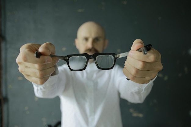Pushing Up Glasses Images Free Download On Freepik