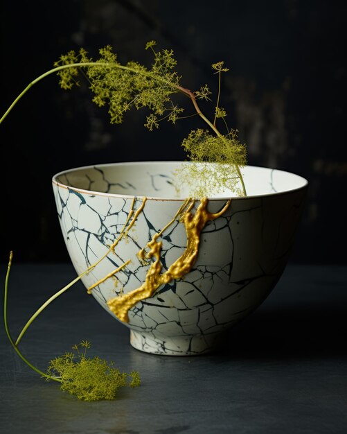 Premium AI Image | Glimpses of Healing Exploring Fennel Kintsugi for ... Premium AI Image | Glimpses of Healing Exploring Fennel Kintsugi for ...