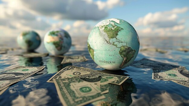 The global demand for dollars might decrease | Premium AI-generated image