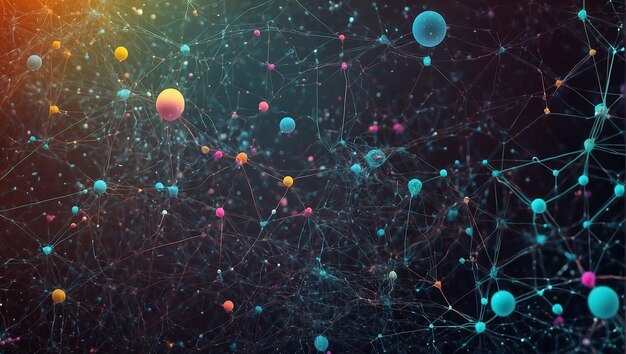Premium Photo | A glowing blue and orange network of interconnected nodes Premium Photo | A glowing blue and orange network of interconnected nodes