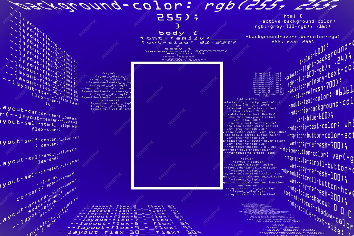 Premium Photo Glowing Purple Coding Programming Background With Square Mock Up Frame Big Data 