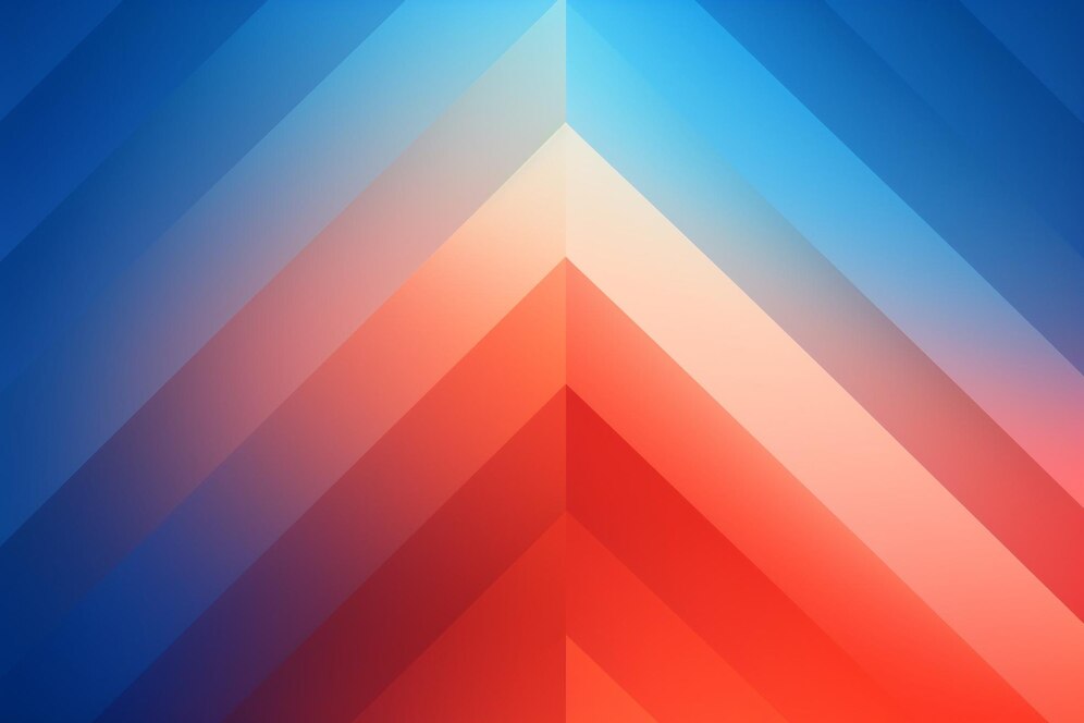 Premium Photo Gradient Geometric Design Abstract Background