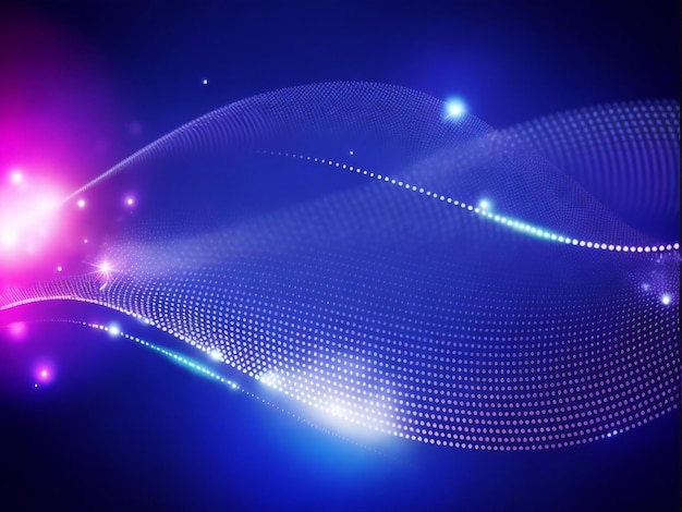 Premium AI Image | Gradient particle wave background ai generated Premium AI Image | Gradient particle wave background ai generated