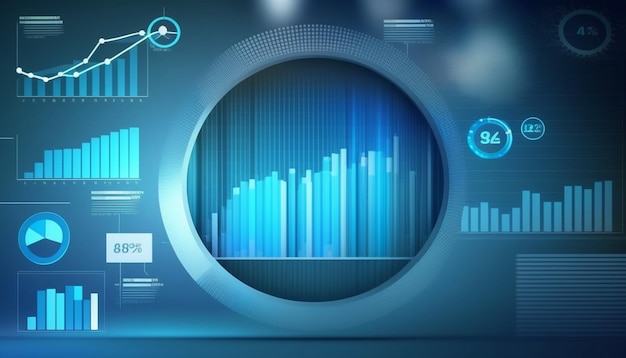 Premium Photo | Graph statistics analytics generative ai Premium Photo | Graph statistics analytics generative ai