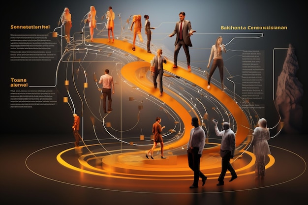 Premium Photo | Graphic illustrating the concept of continuous ... Premium Photo | Graphic illustrating the concept of continuous ...