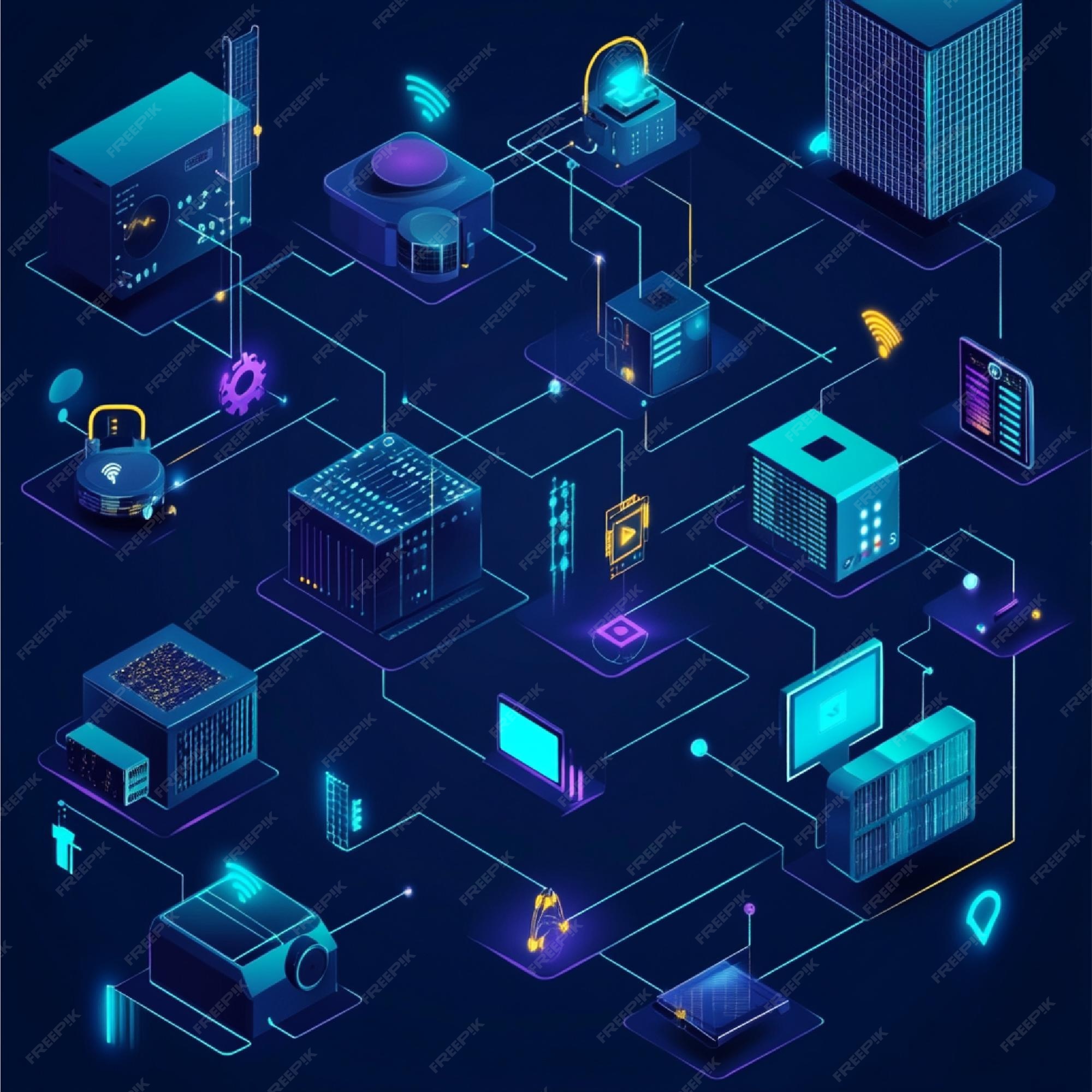 A graphic showing the realtime processing of sensor data in IoT ...