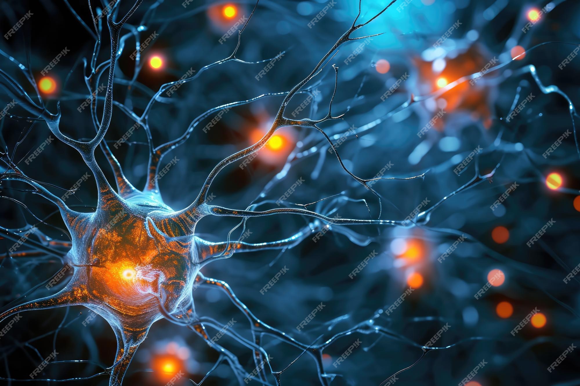 Premium AI Image | Graphical representation of the neural network in ... Premium AI Image | Graphical representation of the neural network in ...