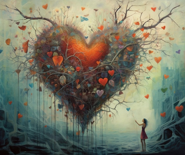 Premium AI Image | Grateful heart Premium AI Image | Grateful heart