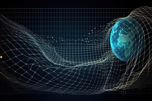 Premium AI Image | Gravity planet earth gravitational waves concept ... Premium AI Image | Gravity planet earth gravitational waves concept ...