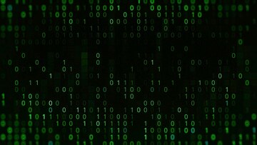 Premium Photo | Green background of matrix with binary code animation ...