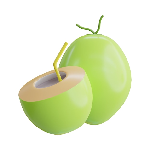 Premium Photo | Green coconut cliparts stock vector and roya Premium Photo | Green coconut cliparts stock vector and roya