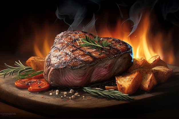 Premium Photo | Grilled steak Premium Photo | Grilled steak