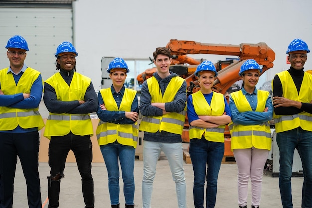 Premium Photo | Group of engineers taking a group photo Premium Photo | Group of engineers taking a group photo
