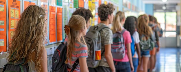 Premium Photo | A Group Of Students Gathered Around Bulletin Wallpaper Premium Photo | A Group Of Students Gathered Around Bulletin Wallpaper
