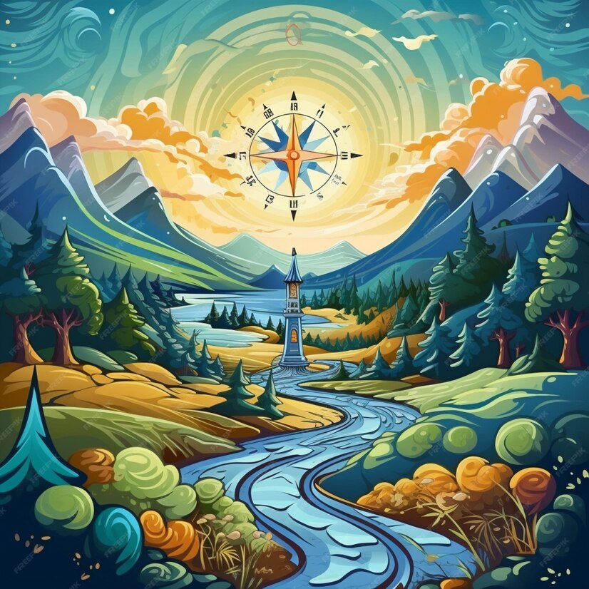 Premium AI Image | Guiding Paths Navigating the Unknown Premium AI Image | Guiding Paths Navigating the Unknown