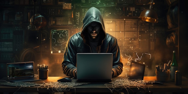 Premium AI Image | Hacker ai generated Premium AI Image | Hacker ai generated