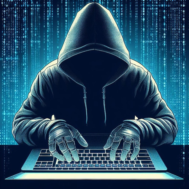 Premium AI Image | hacker hacker photo cyber crime coding photo a boy ...