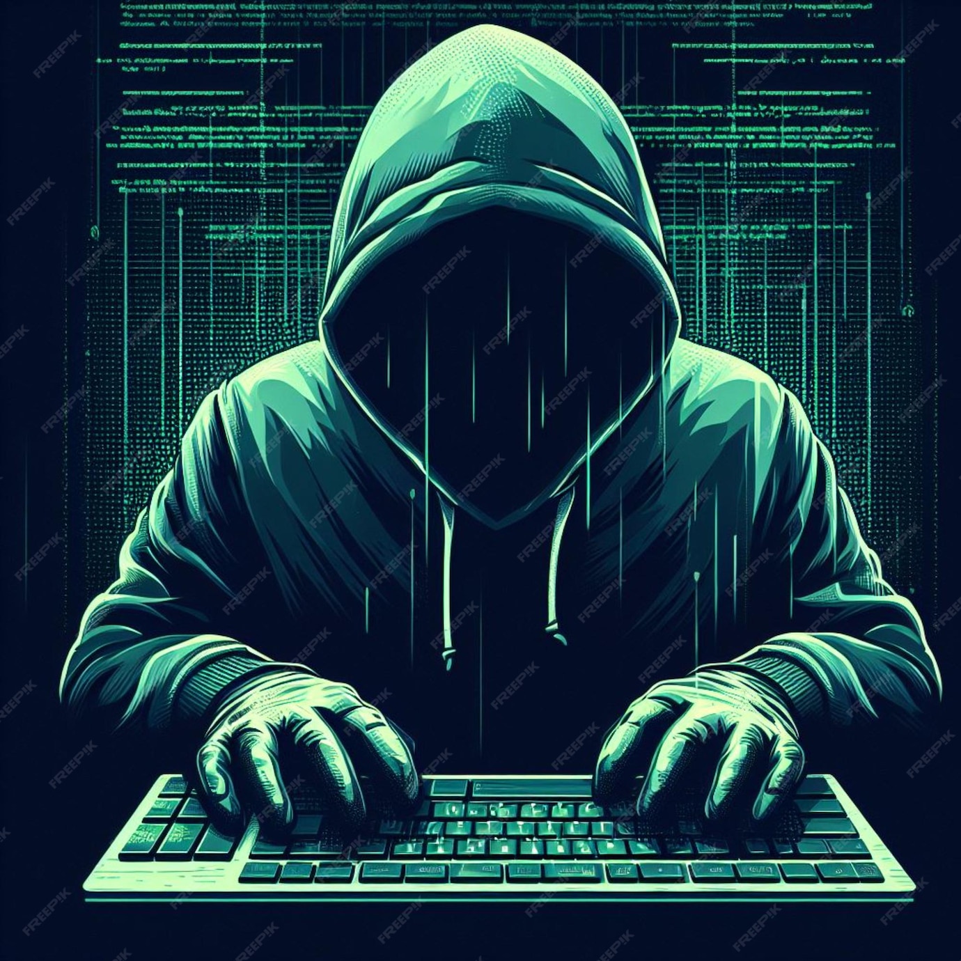 Premium AI Image | hacker hacker photo cyber crime coding photo a boy ...