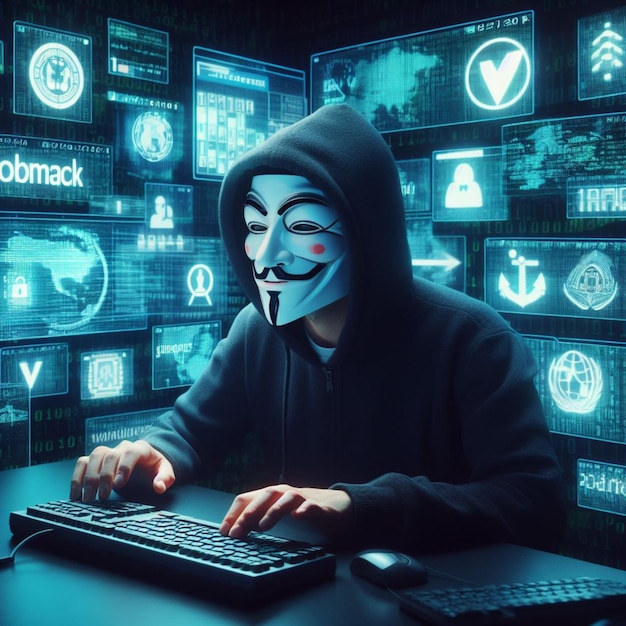 Premium Ai Image Hacker Hacker Photo Cyber Crime Coding Photo A Boy Coding Hacker Computer 4327