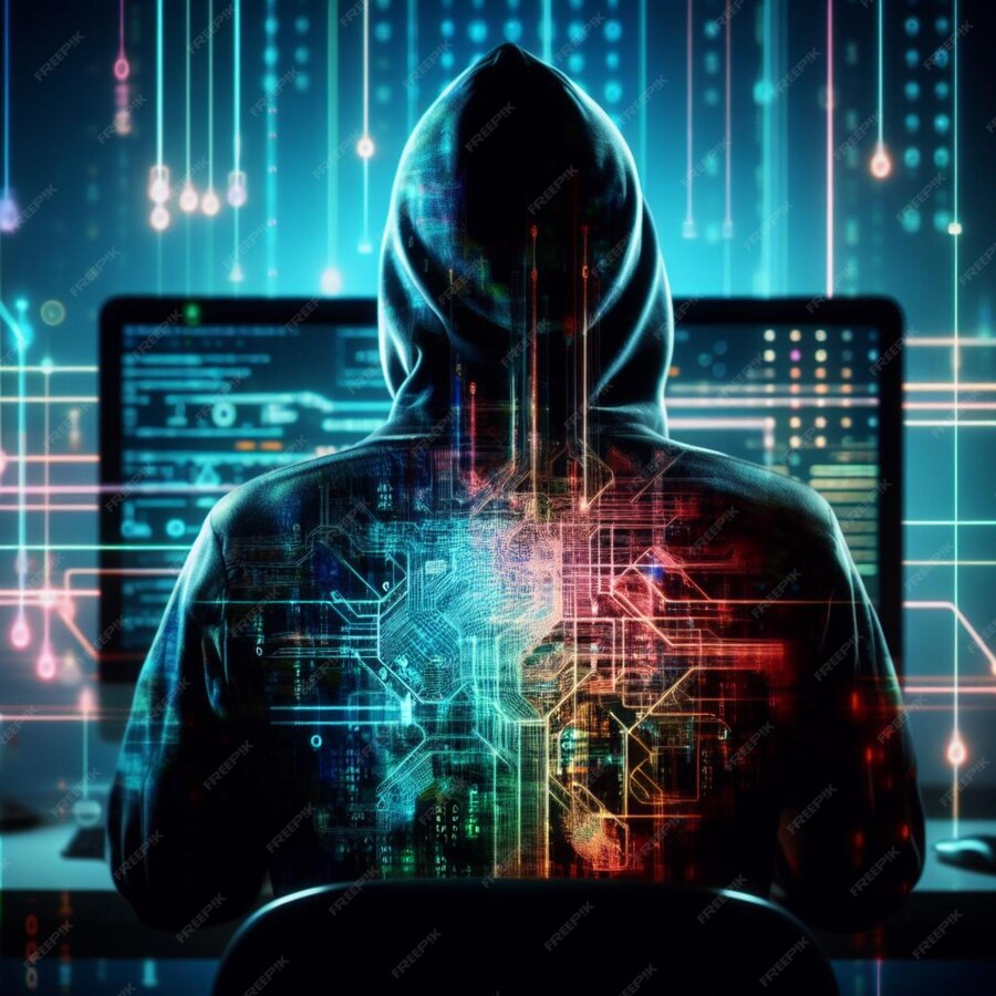 Premium AI Image | hacker hacker photo cyber crime coding photo a boy ...