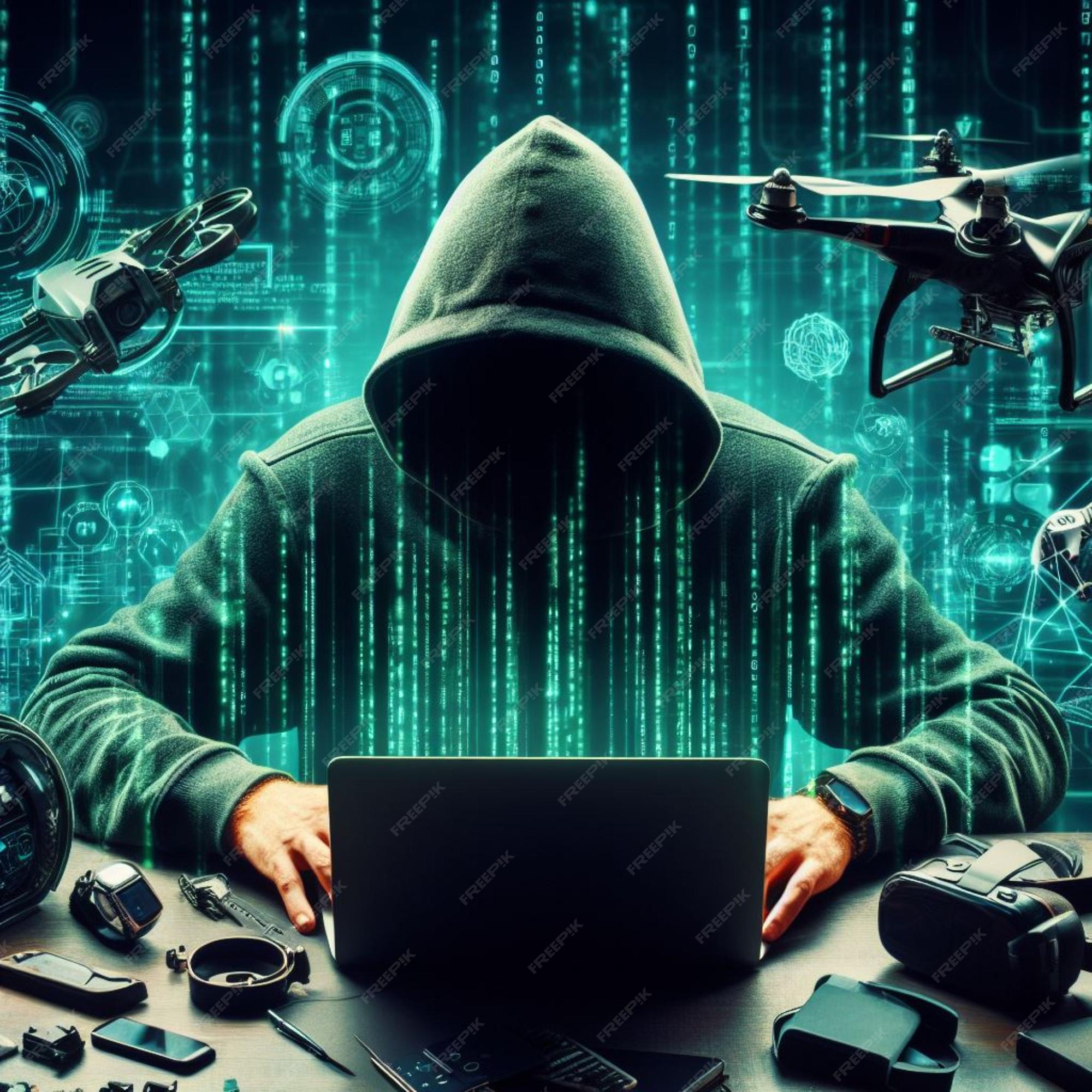 Premium AI Image | hacker hacker photo cyber crime coding photo a boy coding hacker computer ...