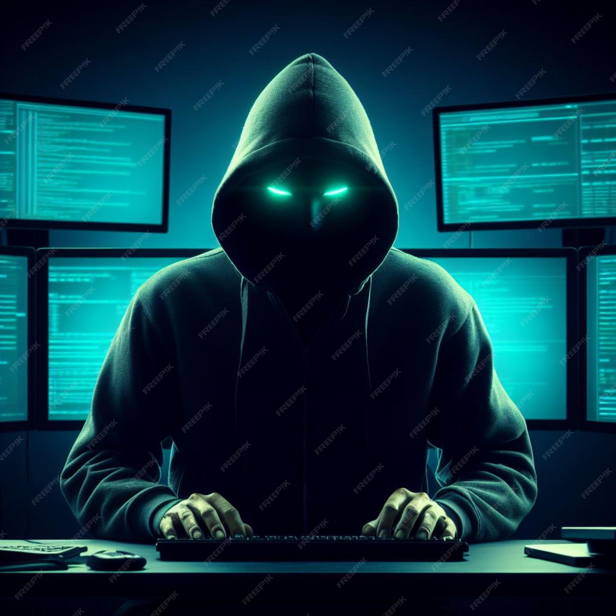 Premium AI Image | hacker hacker photo cyber crime coding photo a boy ...