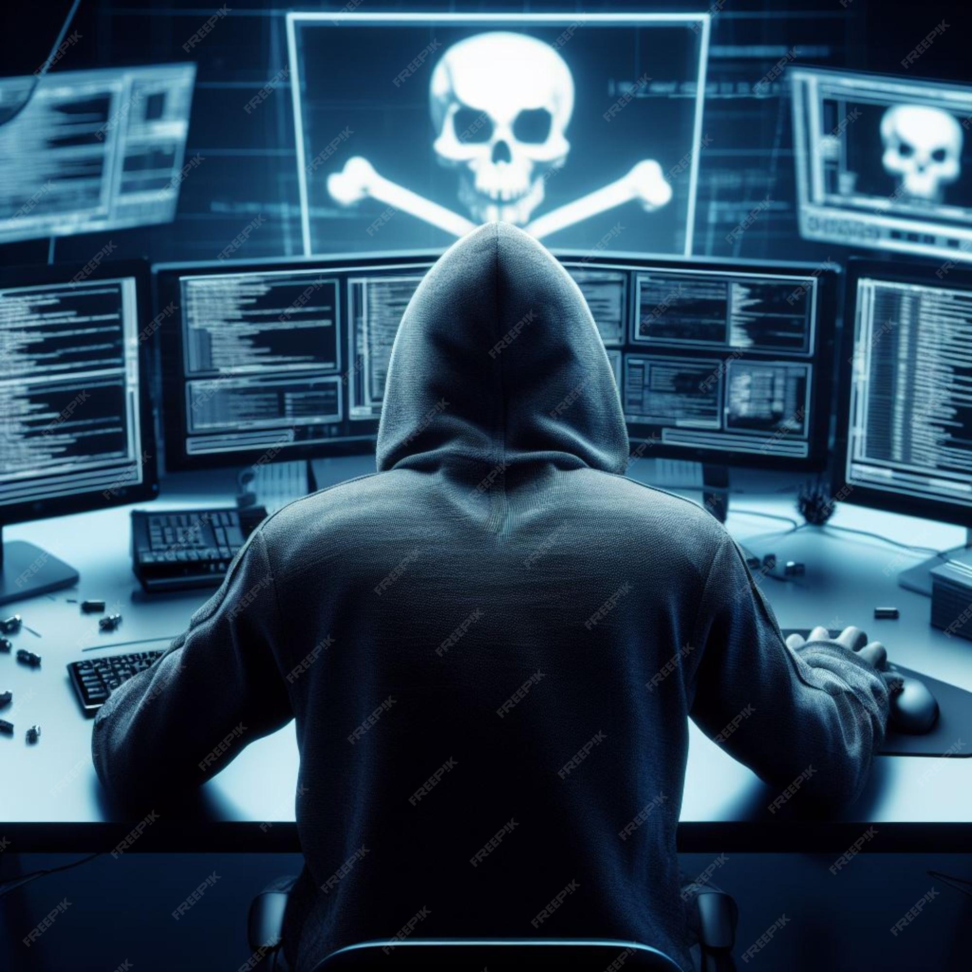 Premium AI Image | hacker hacker photo cyber crime coding photo a boy ...