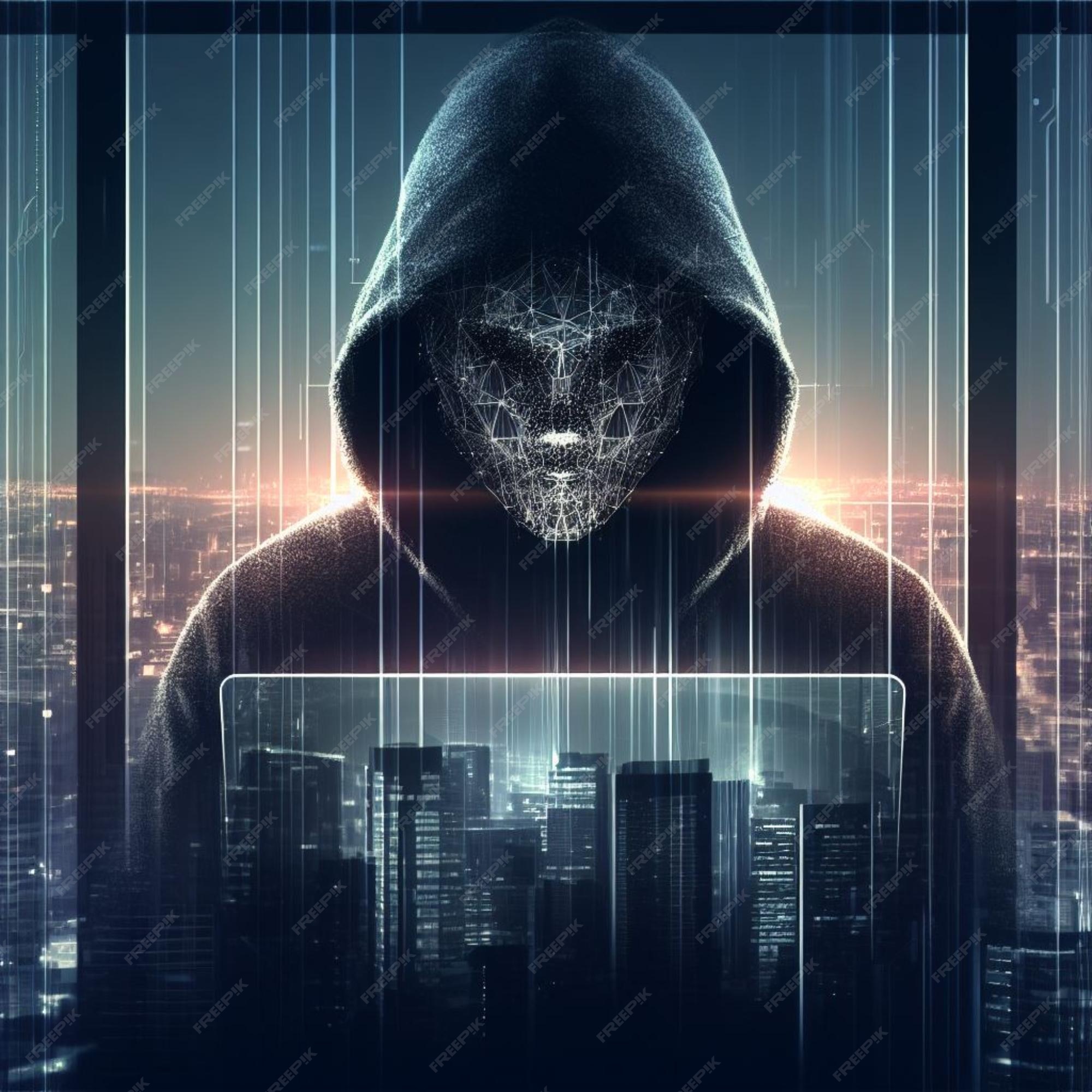 Premium AI Image | hacker hacker photo cyber crime coding photo a boy ...