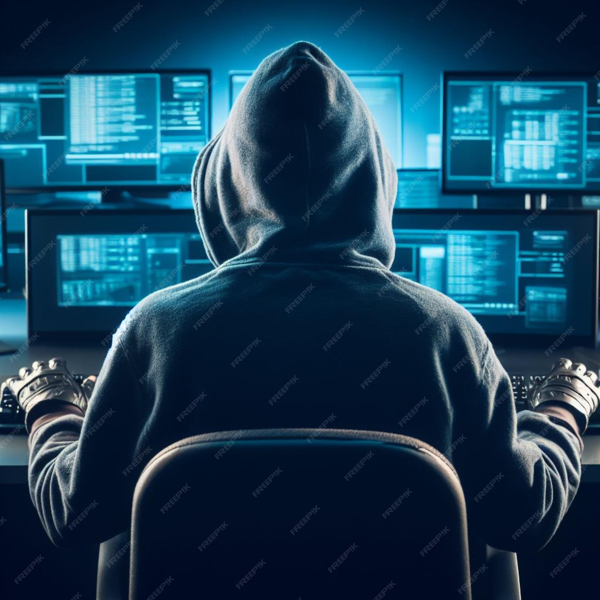 Premium AI Image | hacker hacker photo cyber crime coding photo a boy ...
