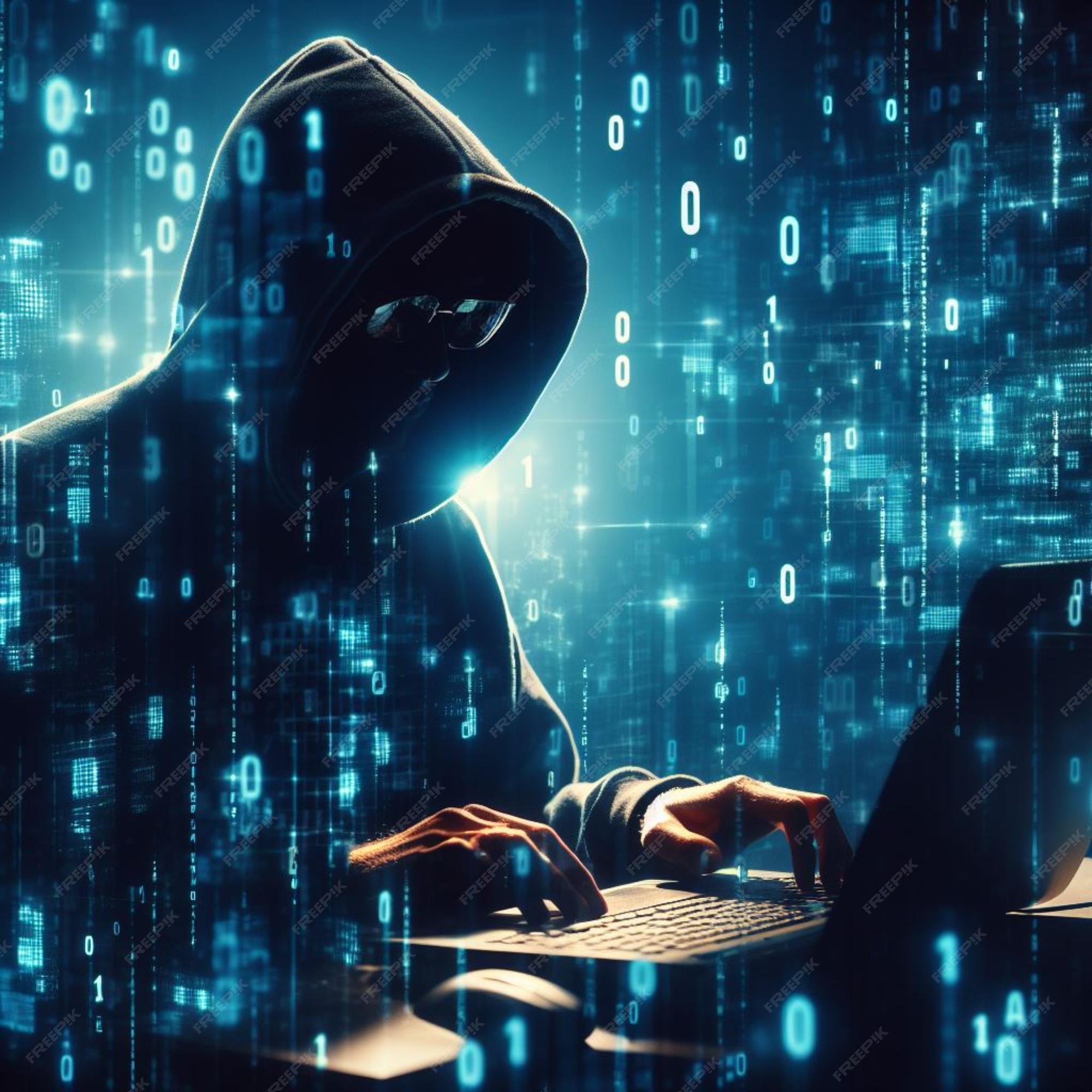 Premium AI Image | hacker hacker photo cyber crime coding photo a boy ...