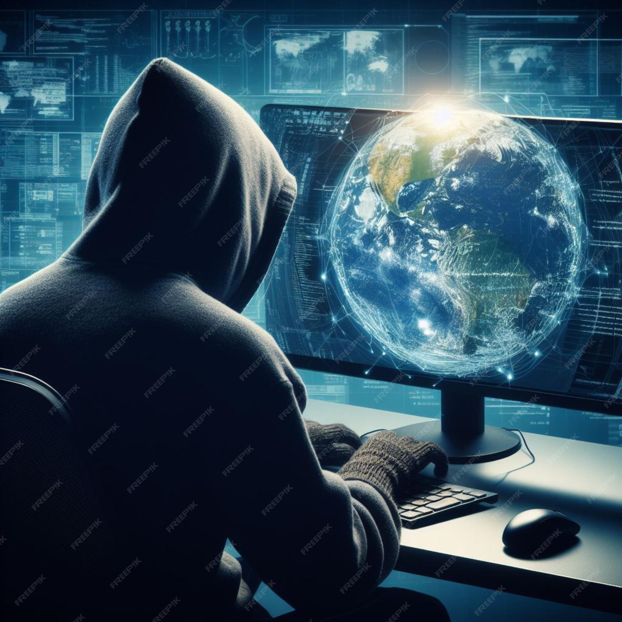 Premium AI Image | hacker hacker photo cyber crime coding photo a boy ...