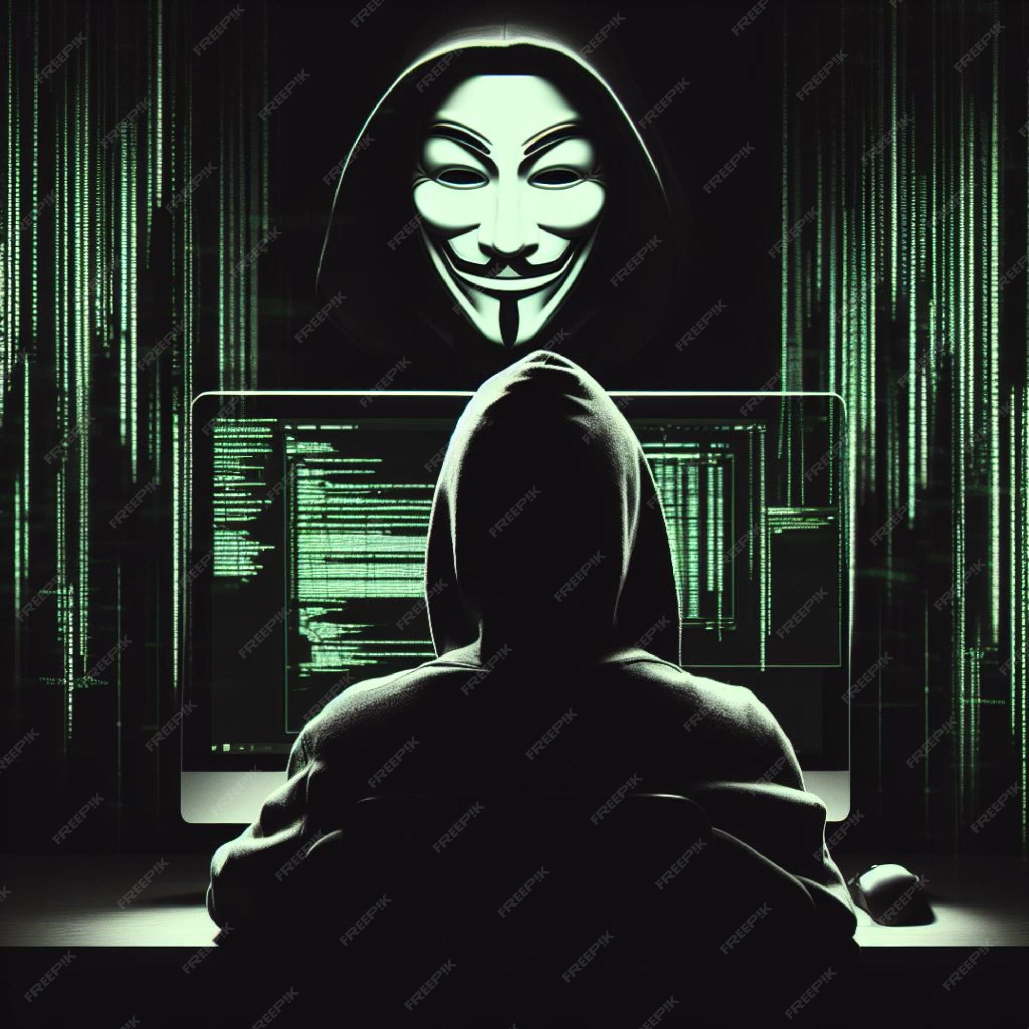 Premium AI Image | hacker hacker photo cyber crime coding photo a boy ...