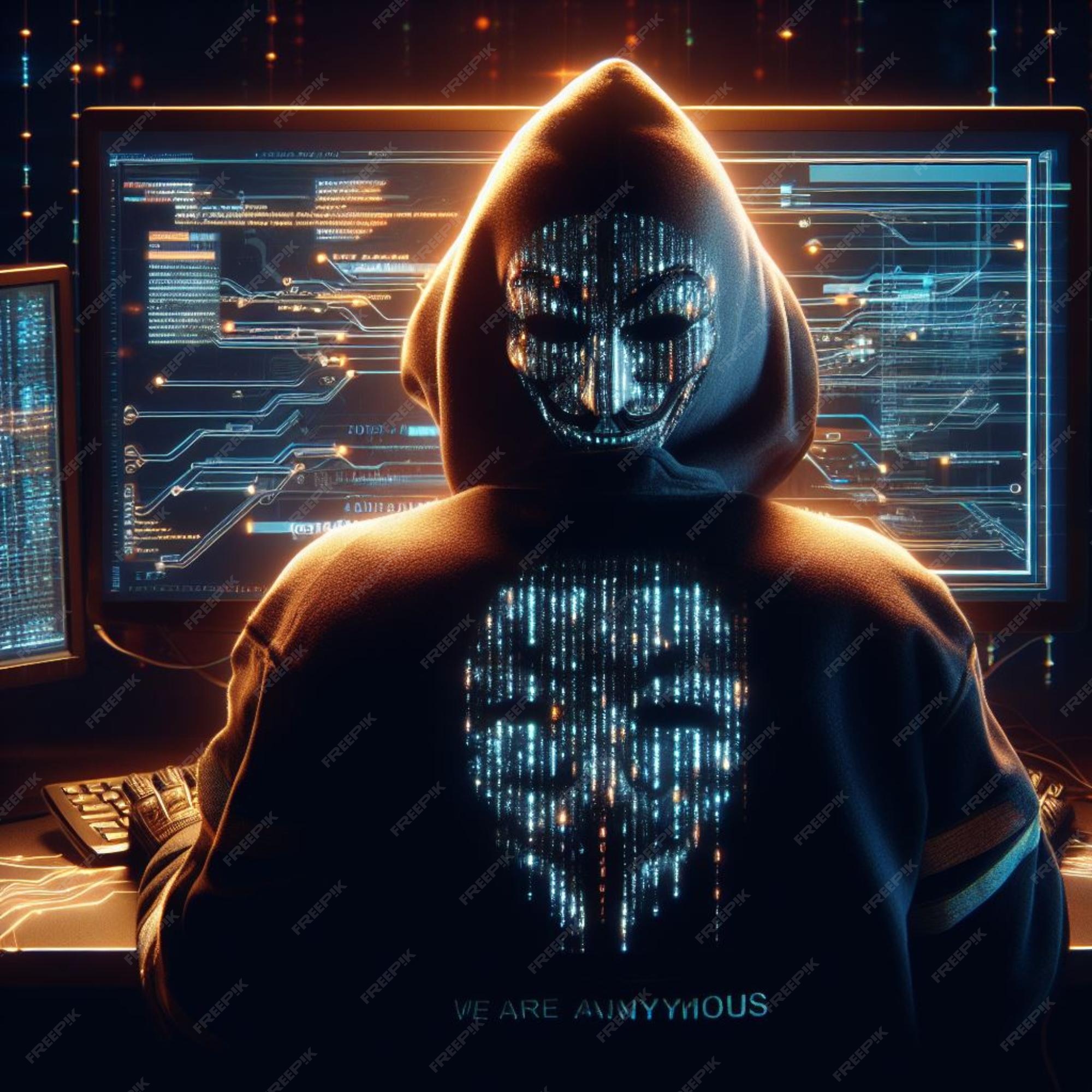 Premium AI Image | hacker hacker photo cyber crime coding photo a boy ...