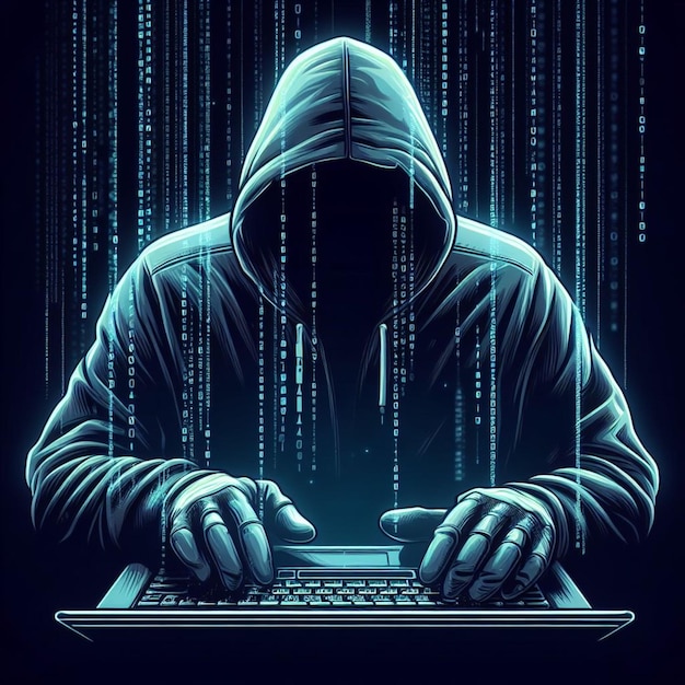 Premium AI Image | hacker hacker photo cyber crime coding photo a boy ...