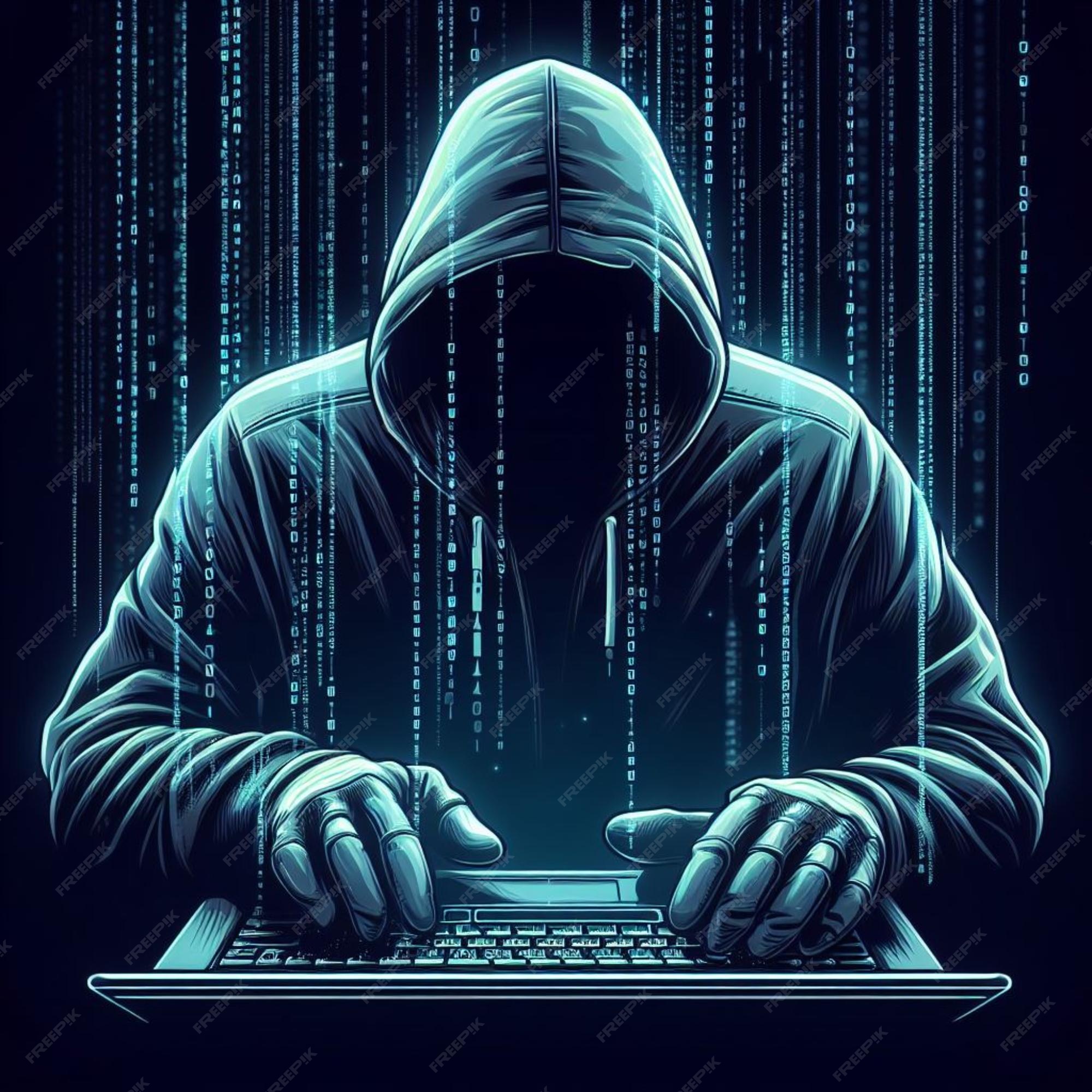 Premium AI Image | hacker hacker photo cyber crime coding photo a boy ...