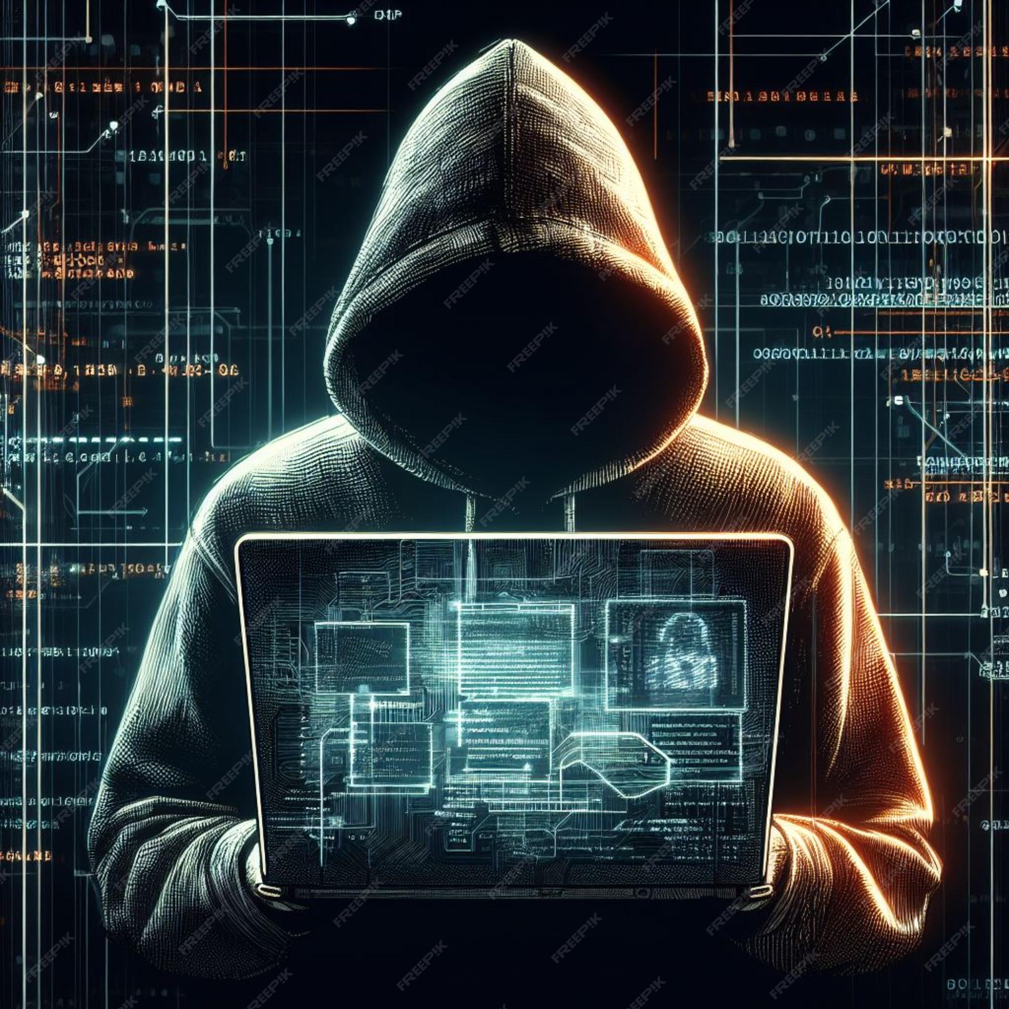 Premium AI Image | hacker hacker photo cyber crime coding photo a boy ...