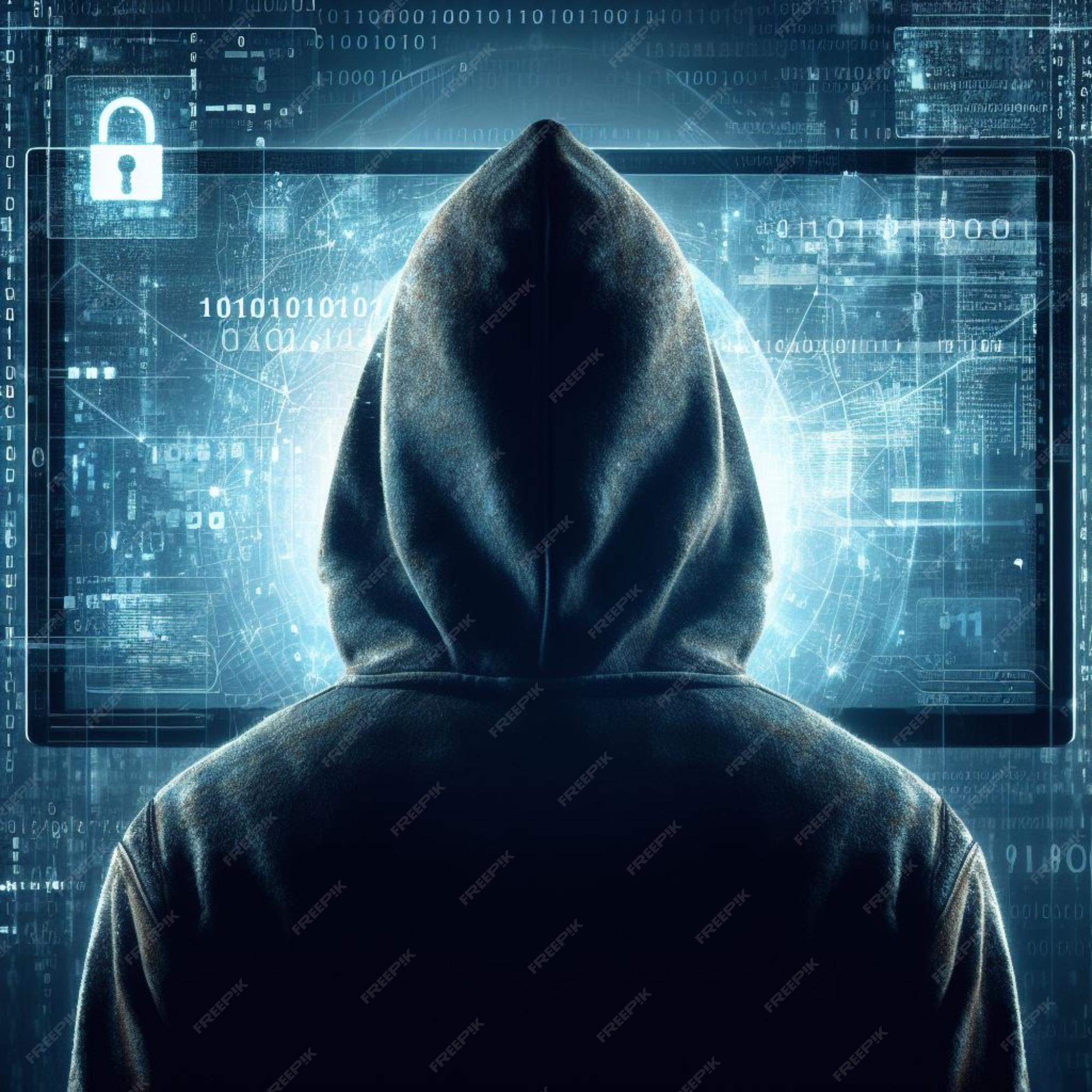 Premium AI Image | hacker hacker photo cyber crime coding photo a boy ...