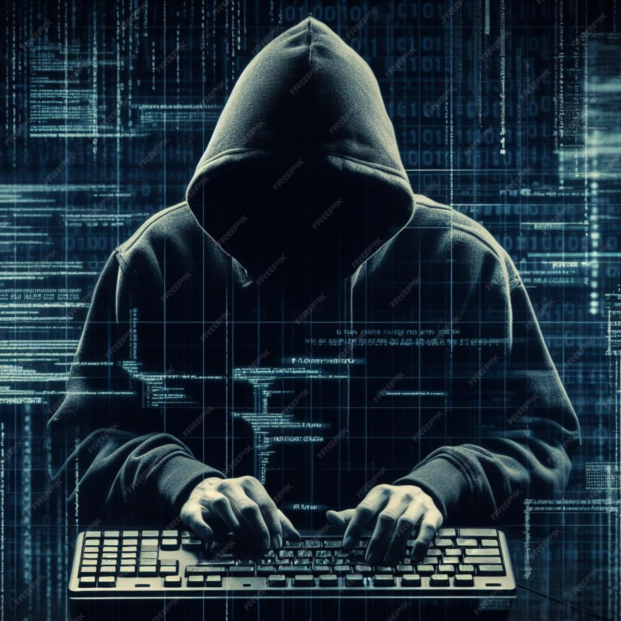 Premium AI Image | hacker hacker photo cyber crime coding photo a boy ...