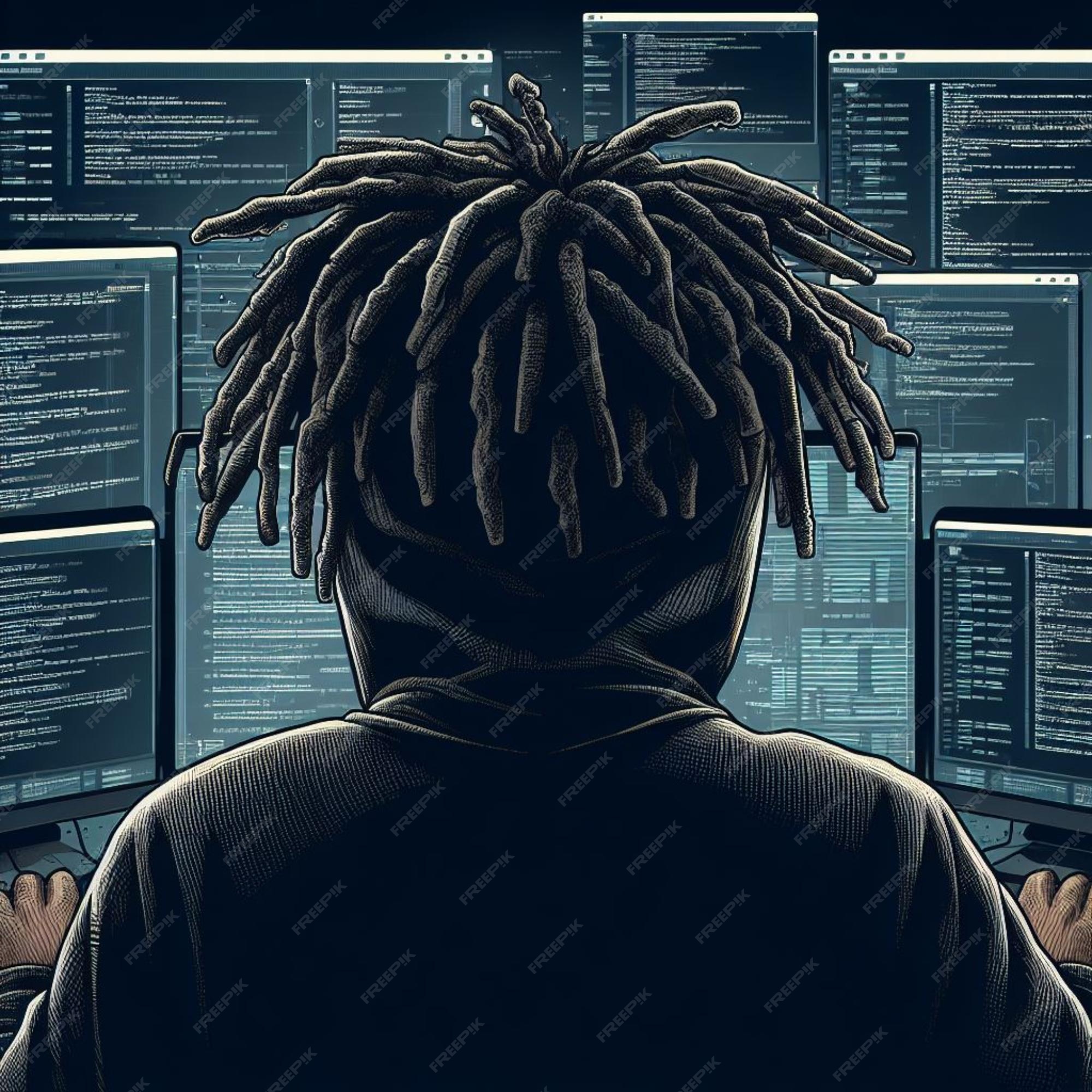 Premium AI Image | hacker hacker photo cyber crime coding photo a boy ...